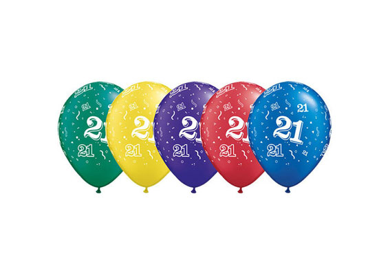 Qualatex Number Balloon '21' | Cakes2U